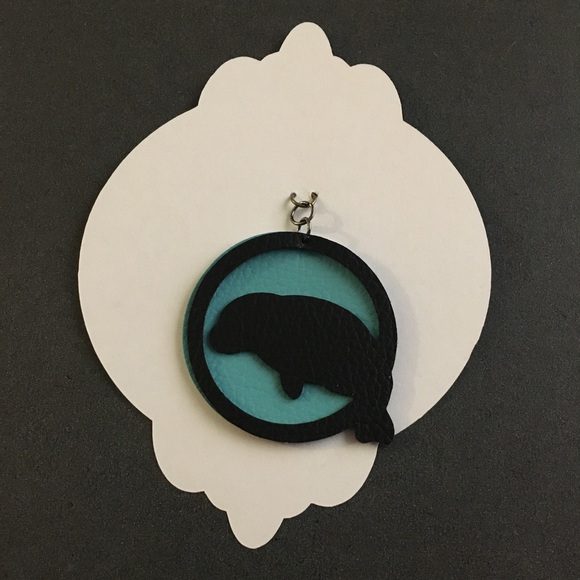 Jewelry | 215 New Faux Leather Manatee Charm | Poshmark